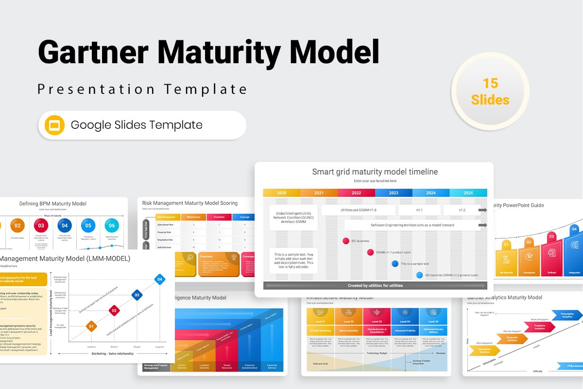 Gartner Maturity Model Google Slides Presentation Template | Nulivo Market